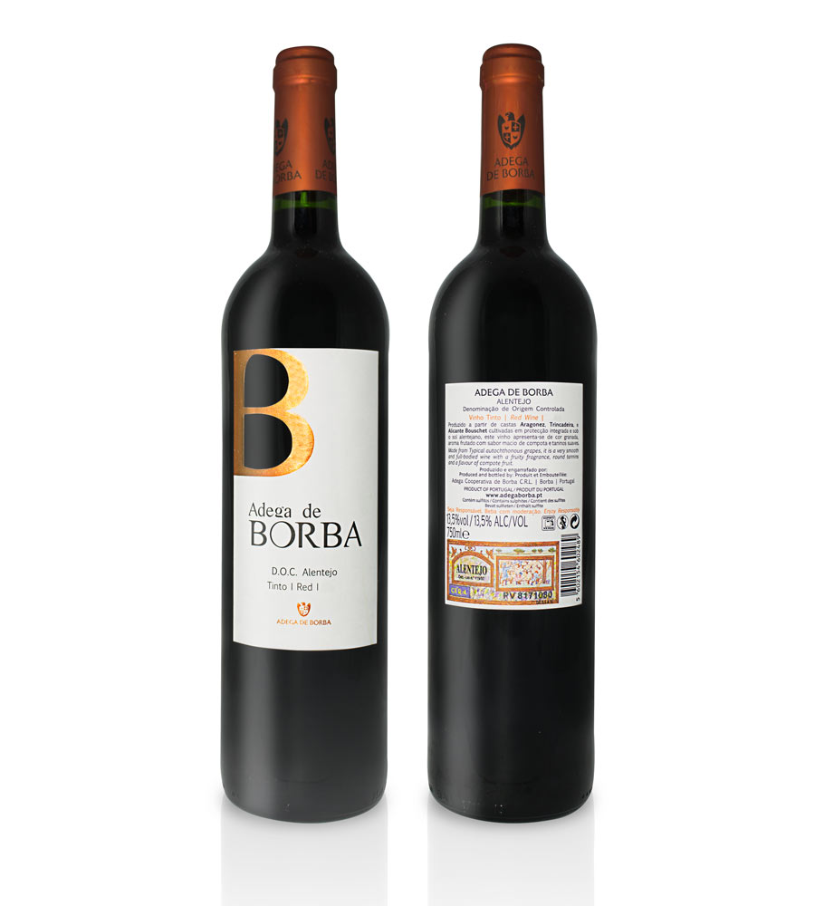 Vinho Tinto Adega de Borba 75cl Alentejo DOC - Envio grátis - Vinha